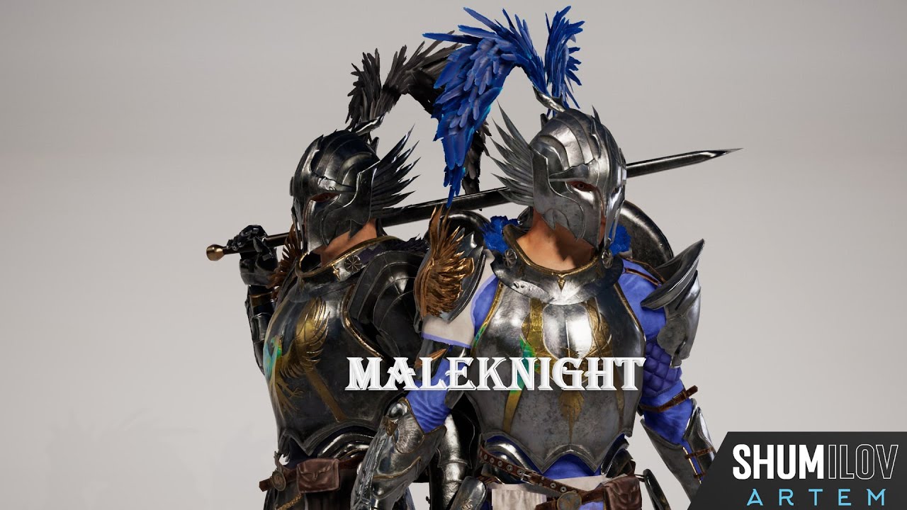 MaleKnight1 preview - YouTube