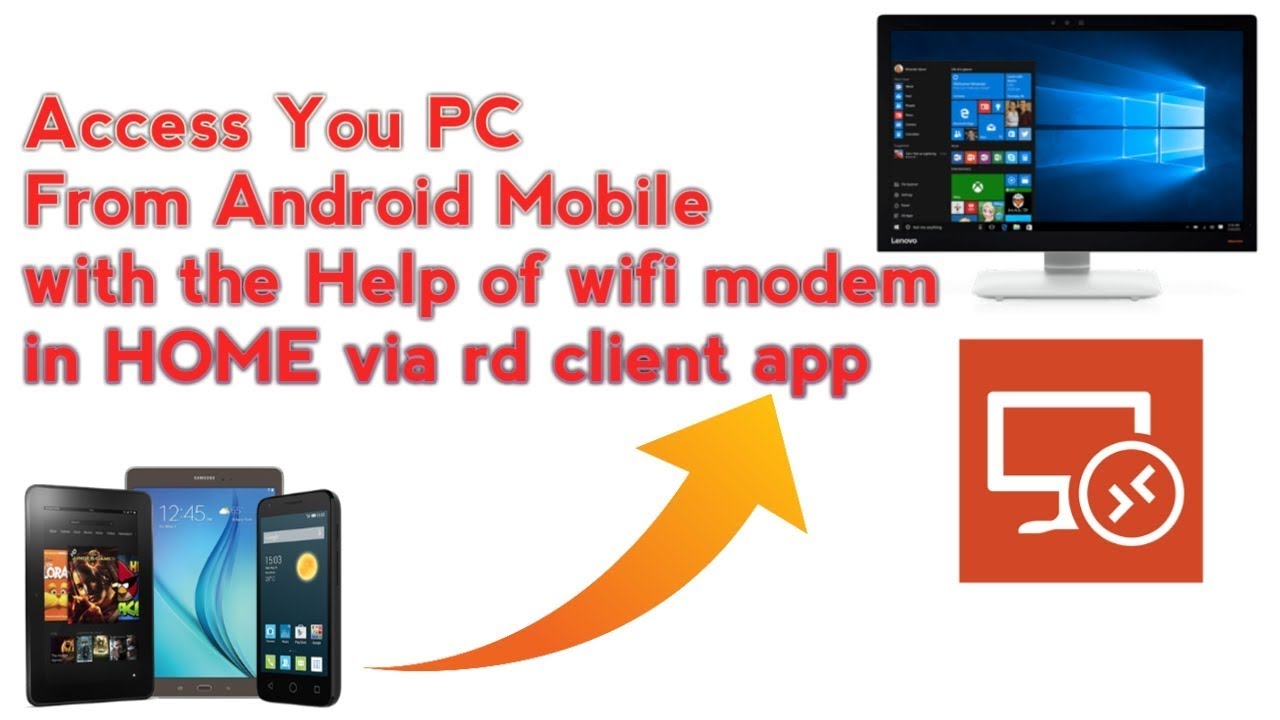 Android mobile app se pc ko kaise chalaye | How to setup Windows RD ...
