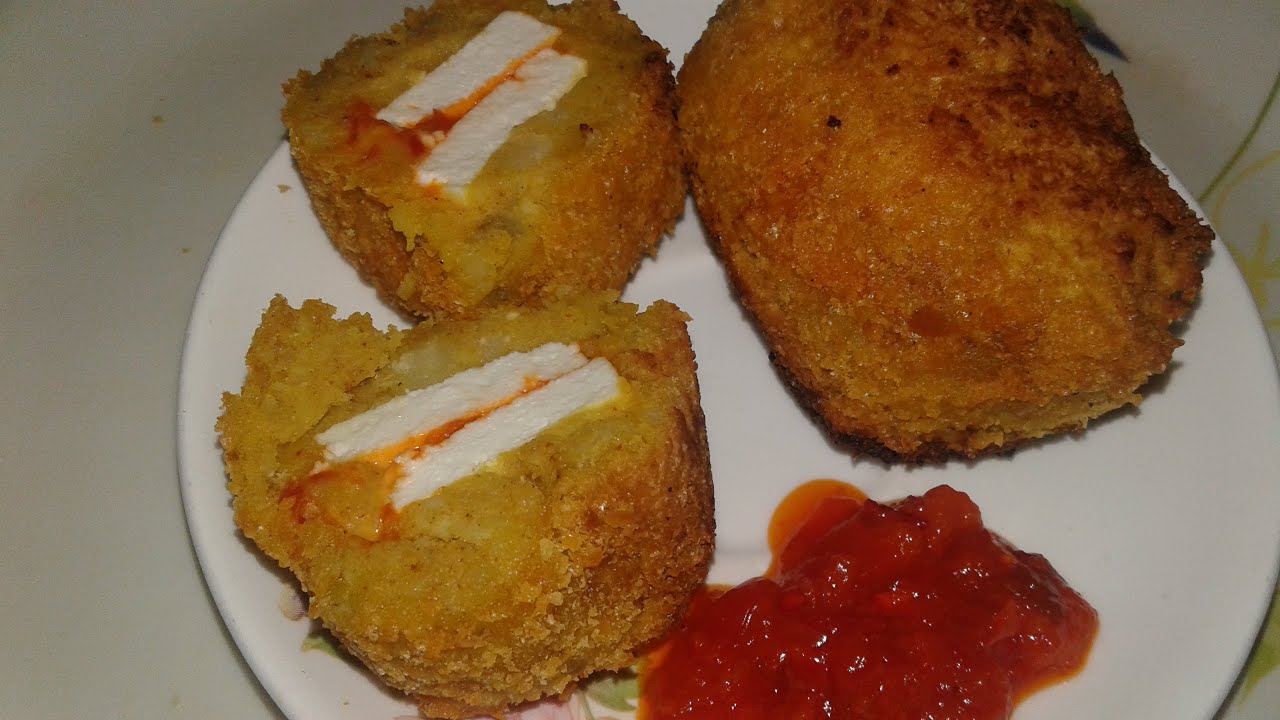 Paneer Pakoda (Paneer Chop) - YouTube