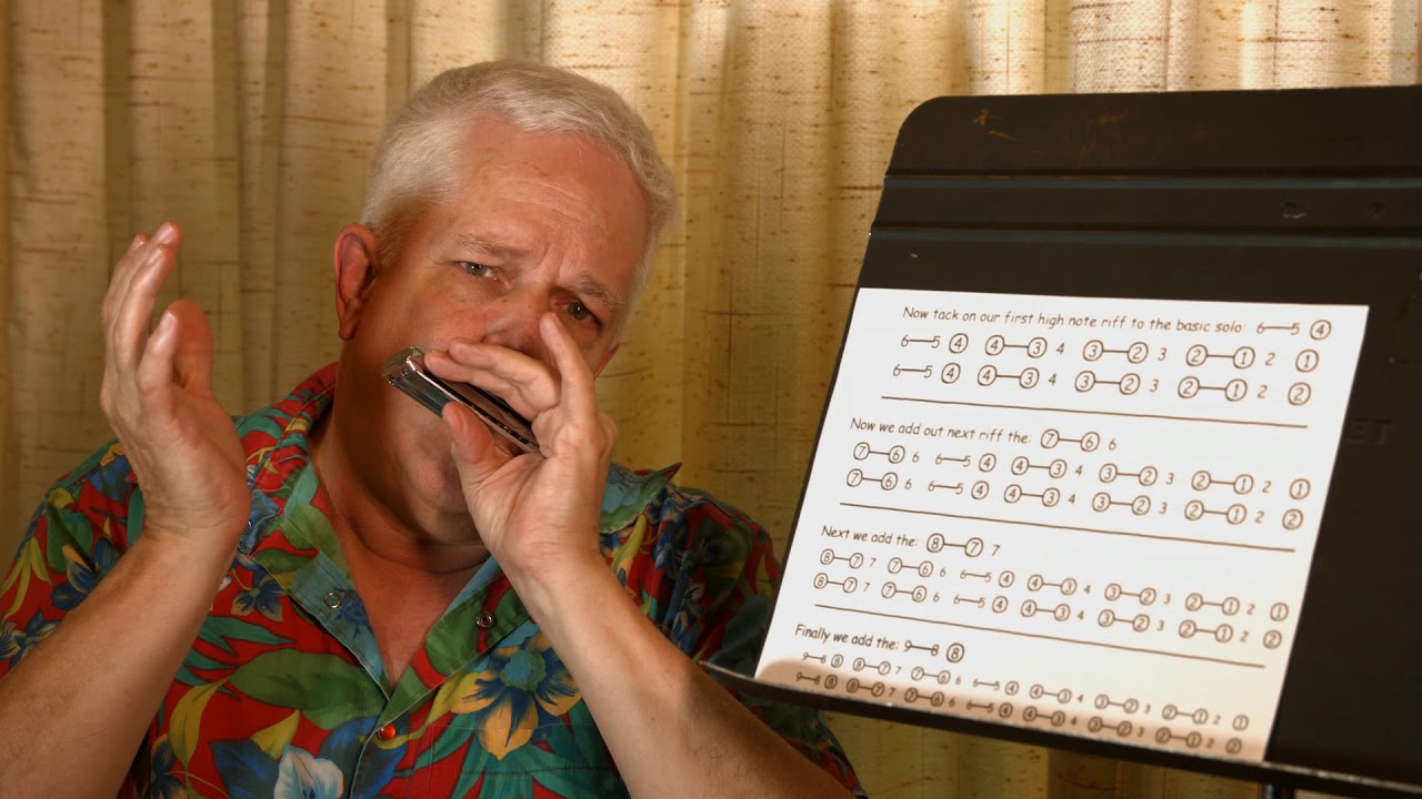 4 Excellent, Simple, High Note Blues Harmonica Riffs - YouTube