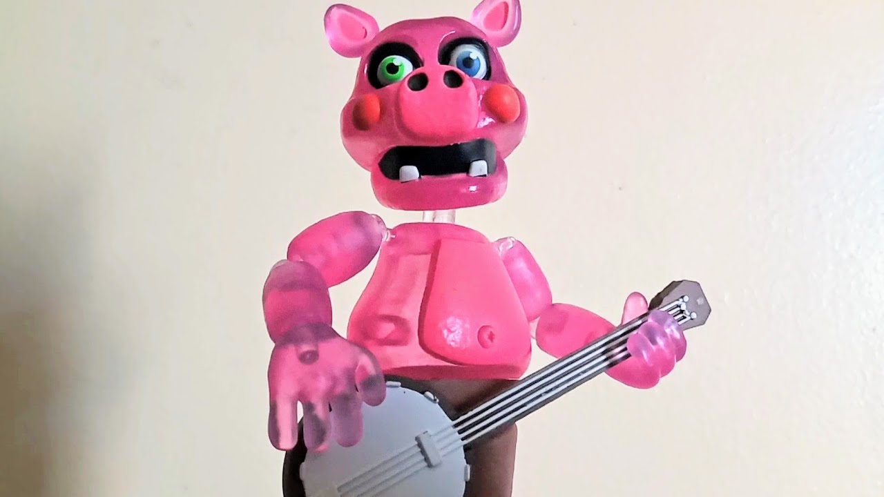 Five Nights At Freddy's Action Figure Pigpatch Toy Review - YouTube