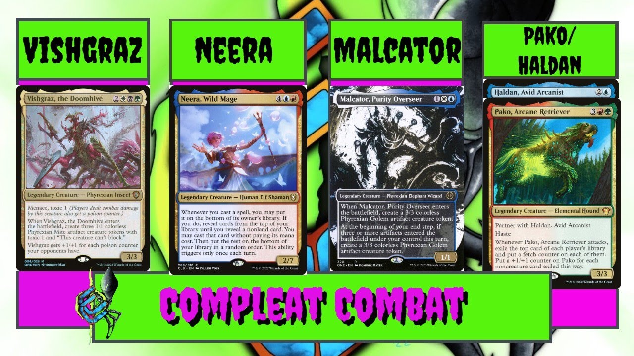 Compleat Combat: Toxic Love: MTG, EDH Gameplay: Vishgraz, Neera ...