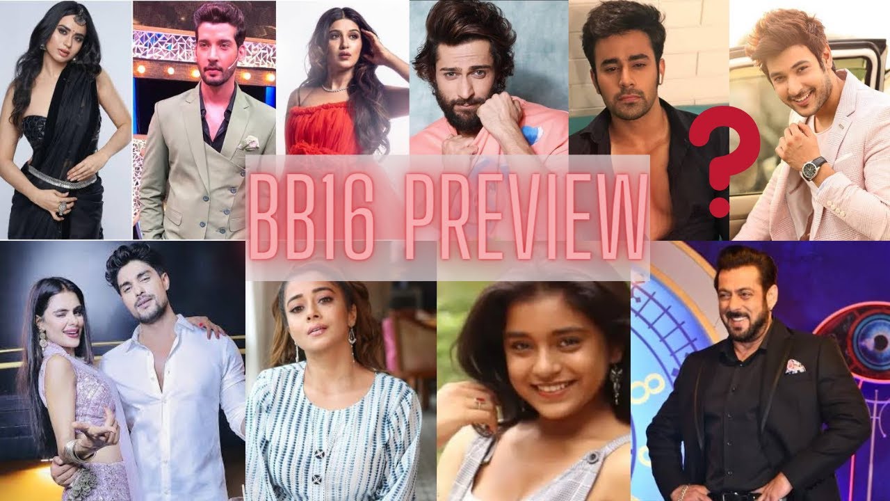 BiggBoss 16 Preview Show | Salman Khan Is Back | Contestant List ...