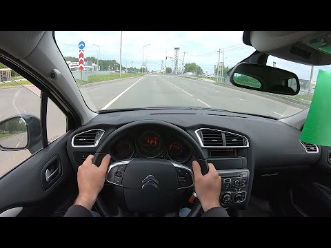 2014 Citroen C4 1.6L (109) POV TEST DRIVE