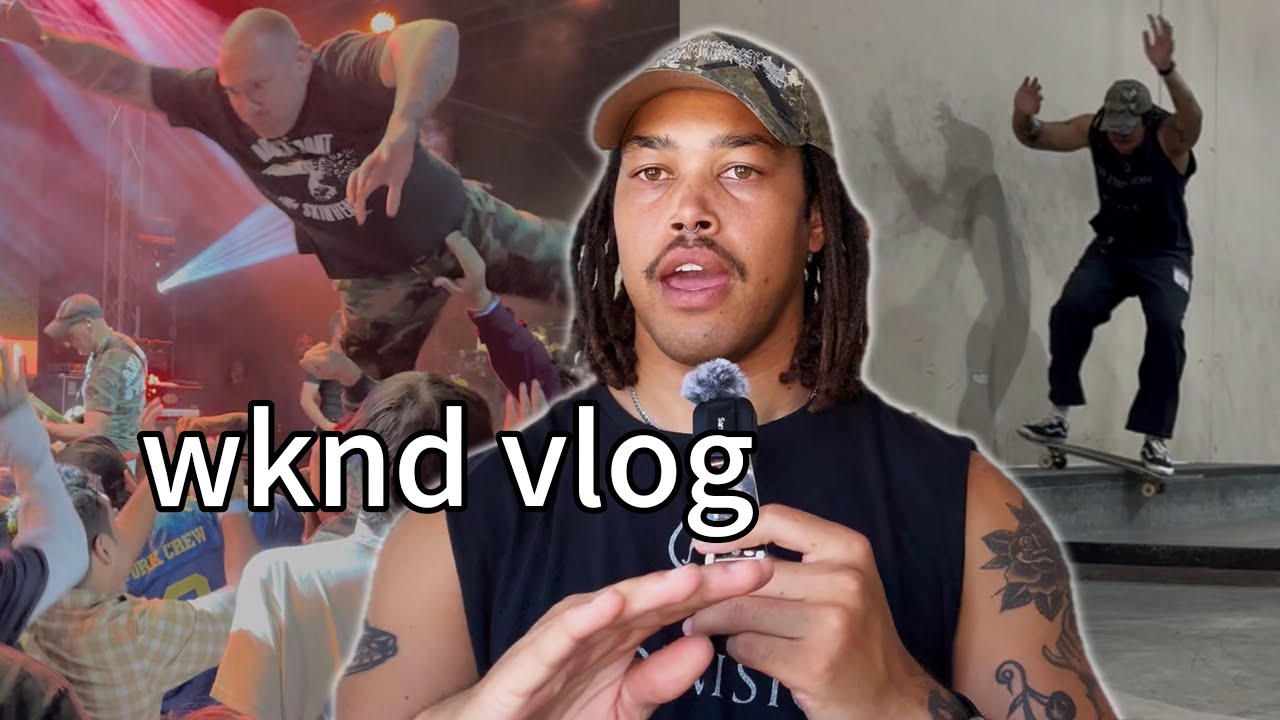 hxc show, skateboarding, and costco (vlog) - YouTube