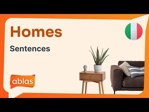 Homes | Italian Example Sentences Video | Ablas Language Learning