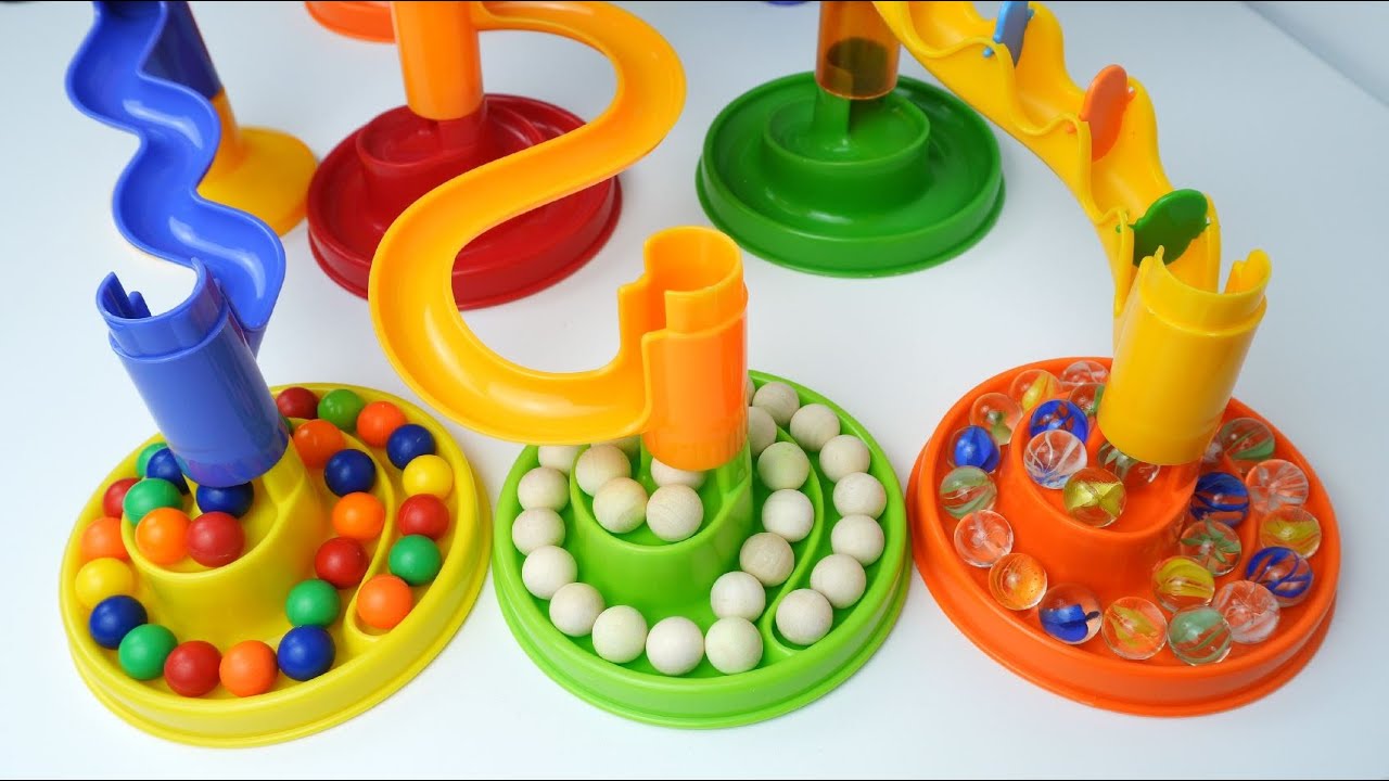 Marble Run Race Tower, enjoy multiple lanes. - YouTube