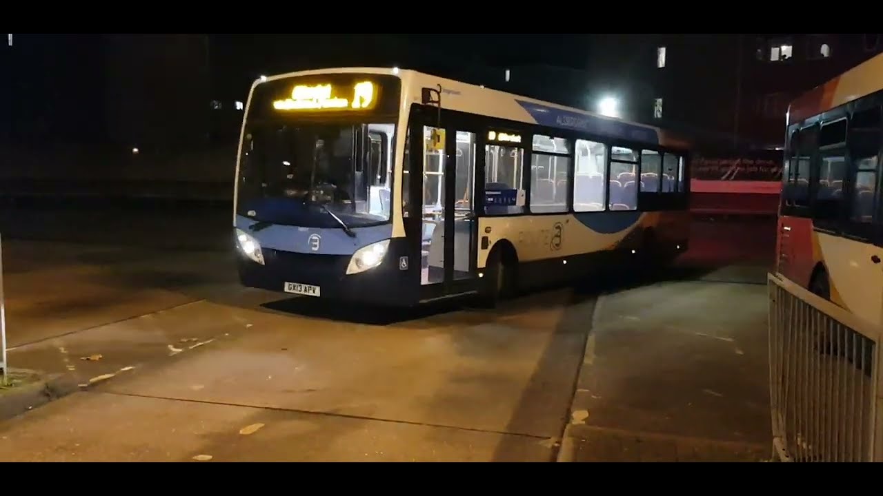 Here is the stagecoach bus 36913 on the number 19 in Aldershot with the ...