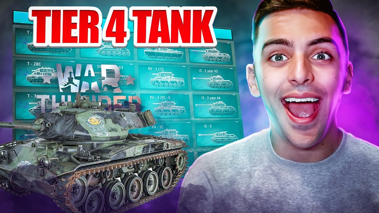 My First TIER 4 Tank in War Thunder!!! - YouTube