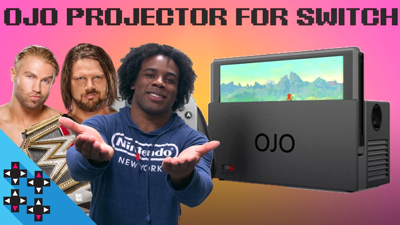 HANDS-ON with OJO PROJECTOR for NINTENDO SWITCH (feat. AJ Styles ...