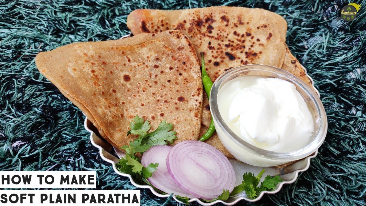 Soft Paratha Recipe | Paratha Recipe | Namak Mirch Paratha | Plain ...