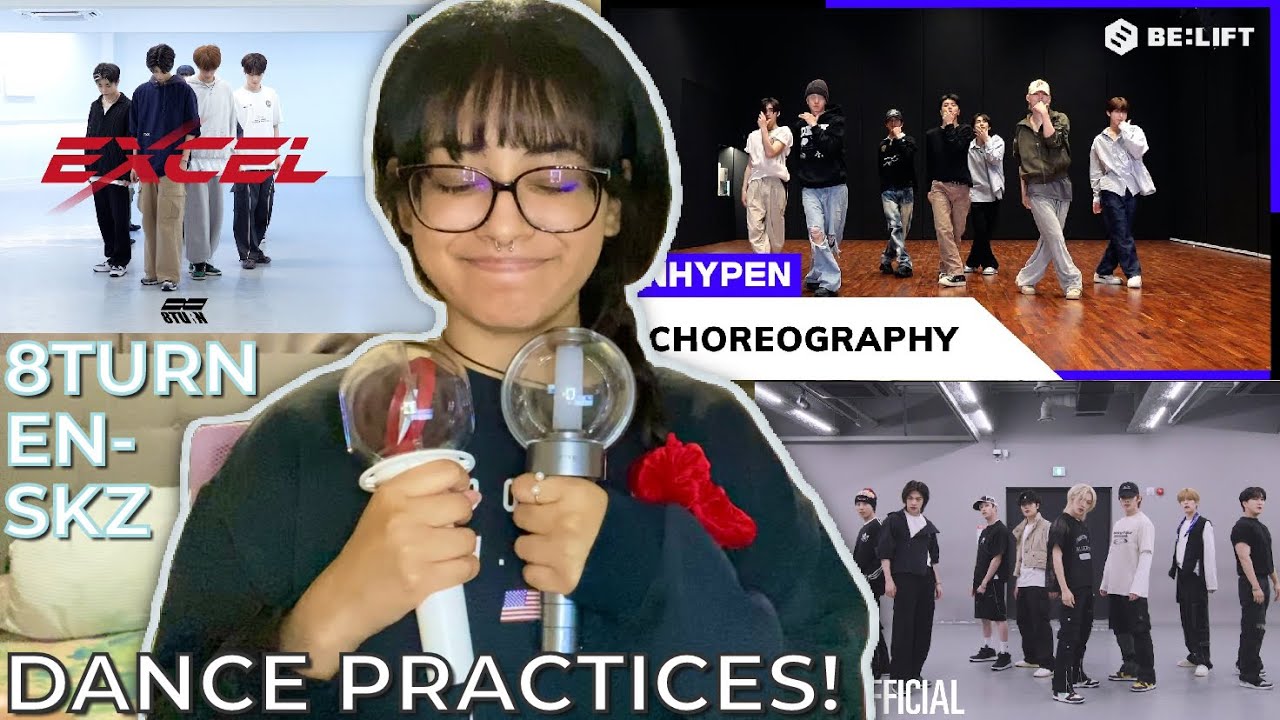 Dance Practice Catch Up ★ 8TURN ‘EXCEL’ + ENHYPEN ‘Sacrifice (Eat Me Up ...
