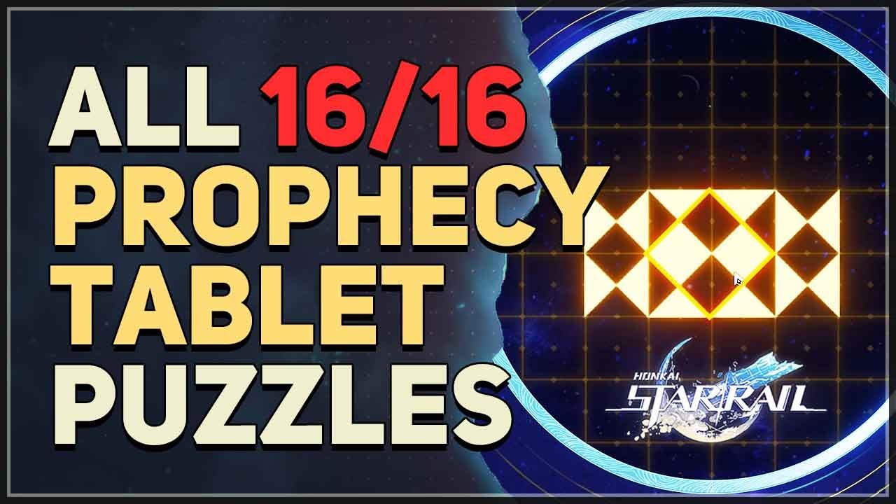 All 16 Prophecy Tablet Puzzles Honkai Star Rail - YouTube