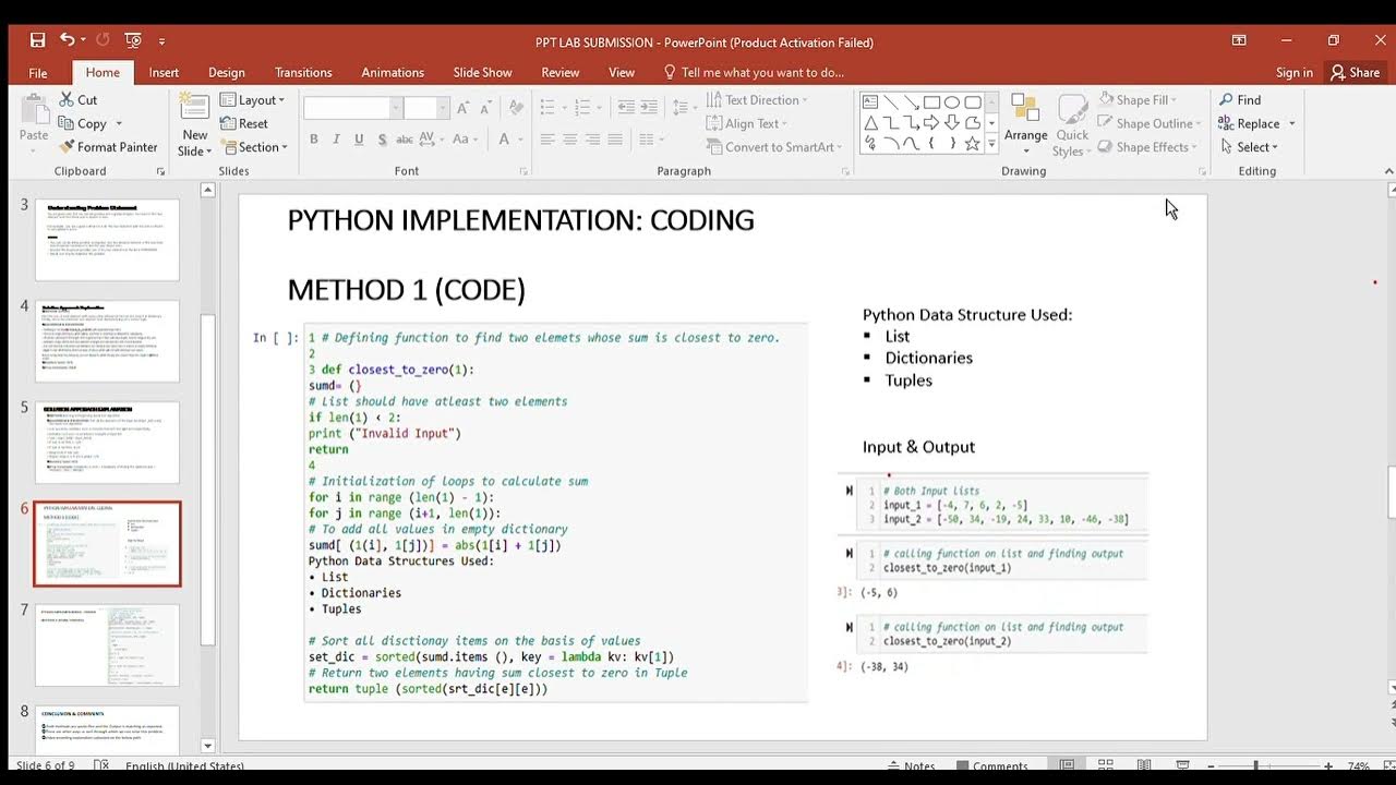 PYTHON LAB VIDEO SUBMISSION - UPGRAD - YouTube