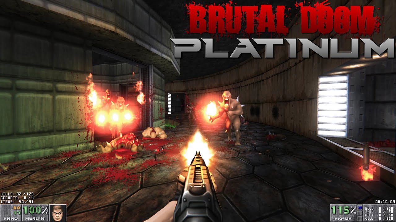 Brutal Doom Platinum 1.2 - Phobos Revisited | E1M4: Command Control ...