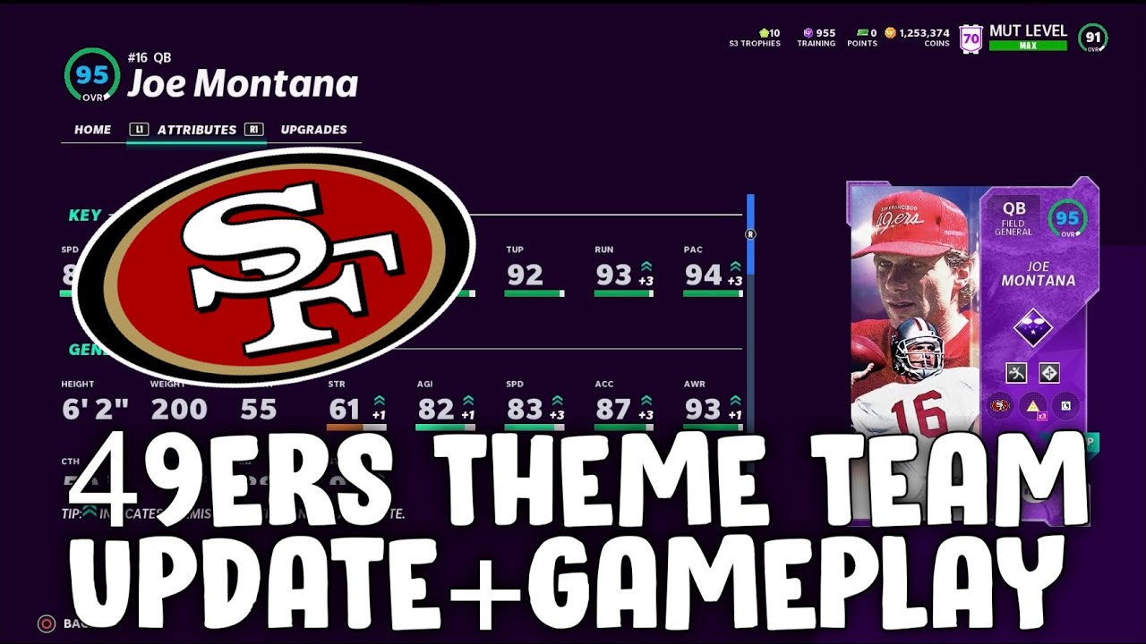 49ERS THEME TEAM GAMEPLAY!!!||MADDEN 21 ULTIMATE TEAM - YouTube