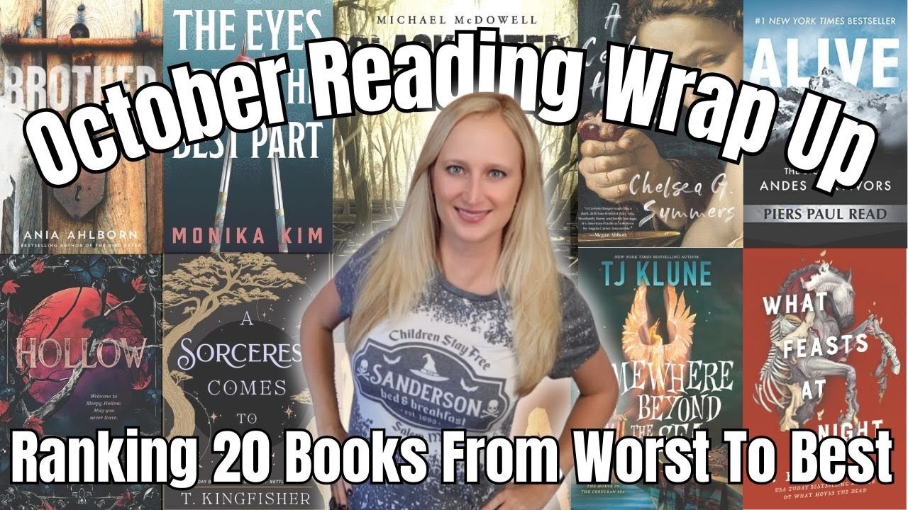 Ranking the 20 Books I Read in October 🎃 Monthly Reading Wrap Up - YouTube