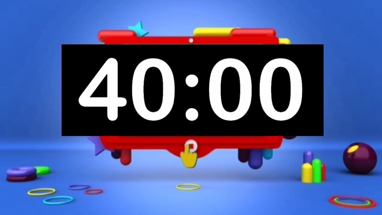 Timer for Kids 40 Minutes! Timer with Music for Classroom, Children ...