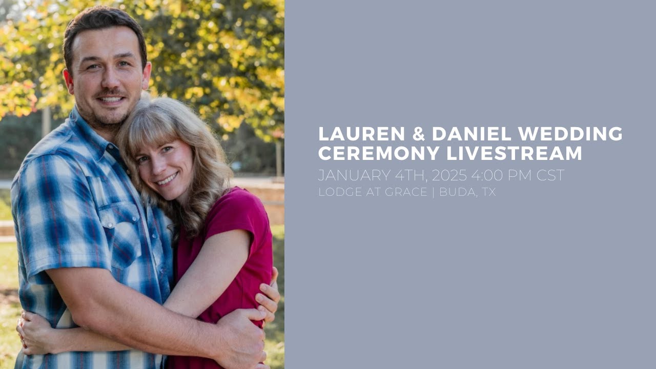 Lauren + Daniel Ceremony Livestream - YouTube
