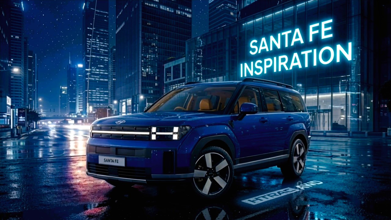 Hyundai All-new Santa Fe Hybrid Inspiration HTRAC AWD - YouTube