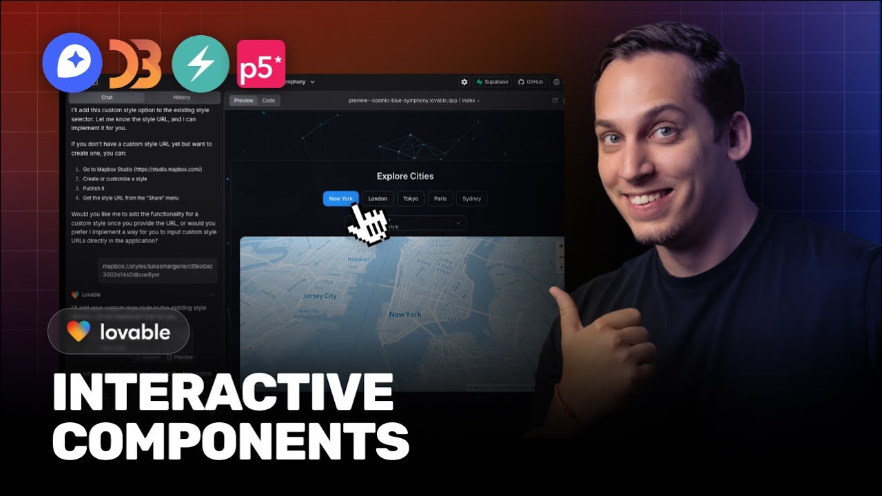 Adding Interactive Integrations to your Lovable Project - YouTube
