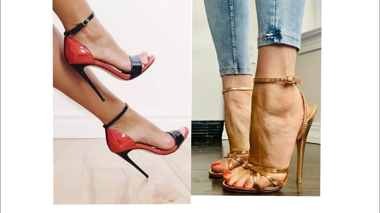 Most beautiful and lavish collection of ankle strap high heel for ...