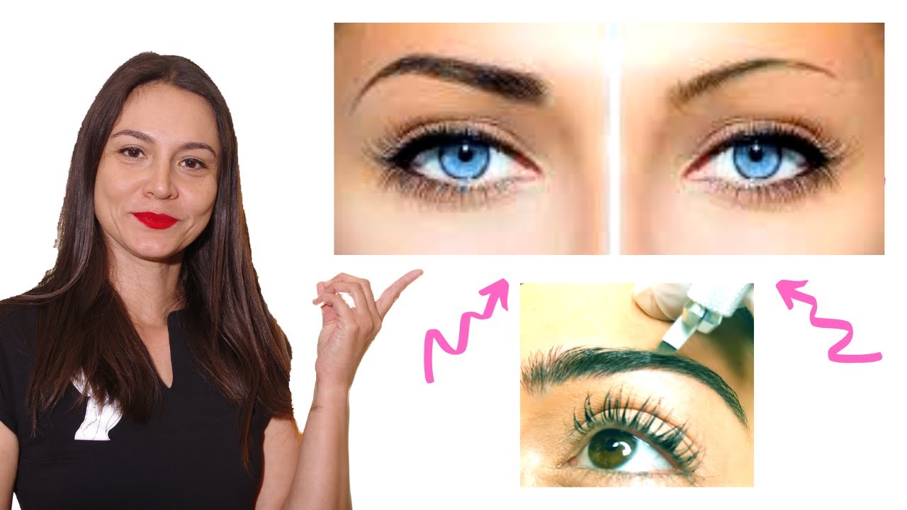 #microblading un año después? cambio de color, retoque anual - YouTube