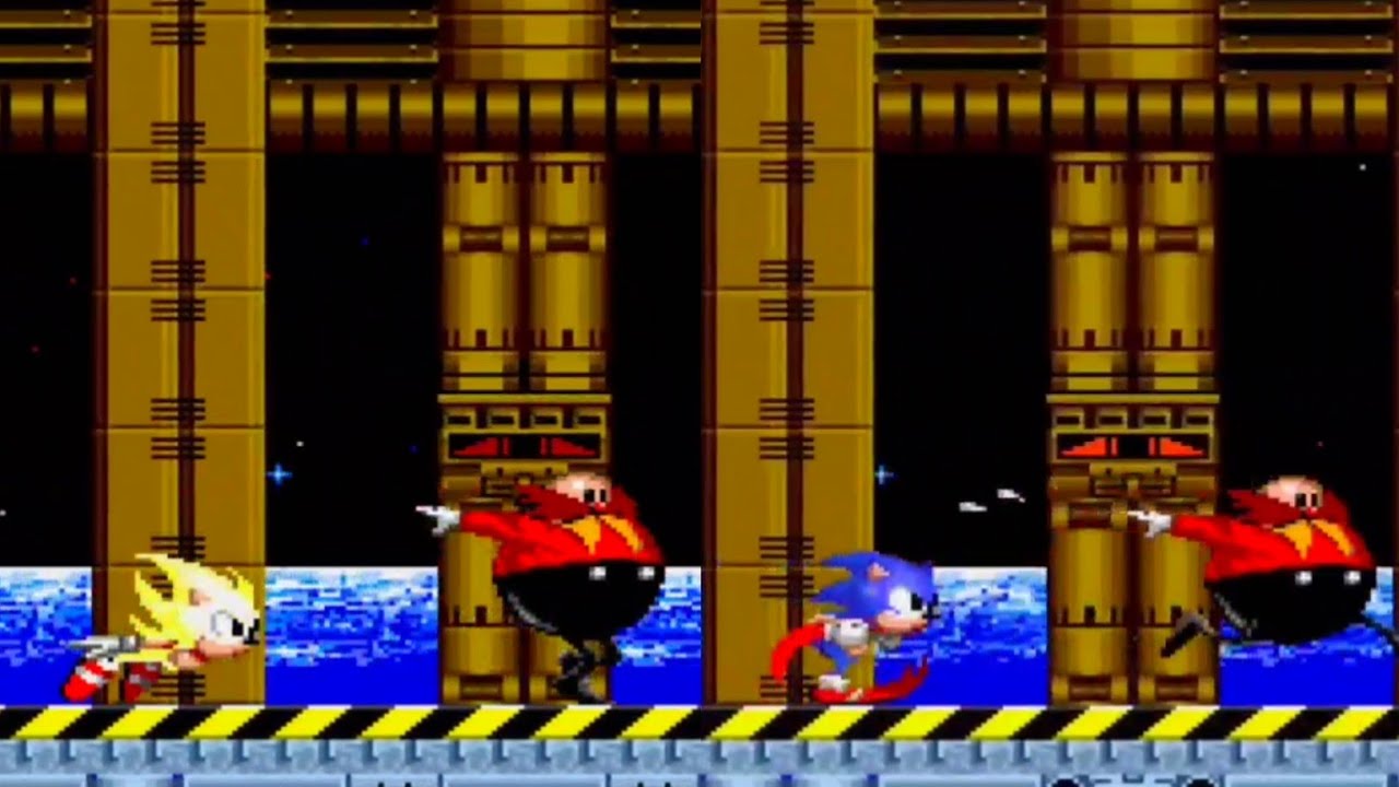 Sonic 2 Classic - Gameplay Walkthrough - Hyper Sonic vs Classic Sonic ...
