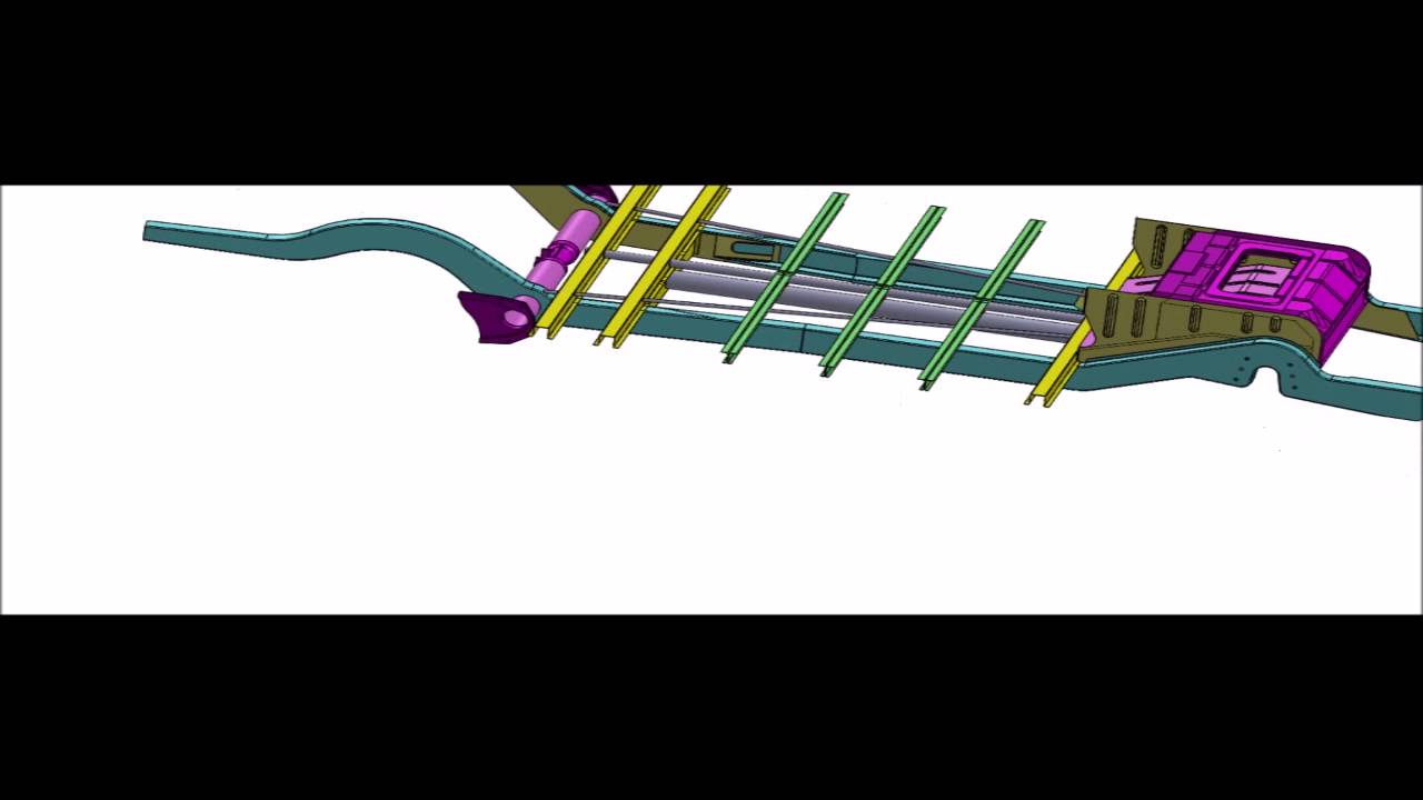 VW T1 Splitbus chassis / VW T1 Spijlbus - Chassis montage - YouTube