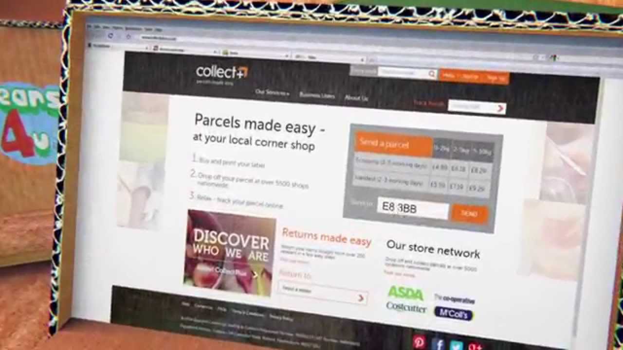 How to send parcels with CollectPlus - YouTube