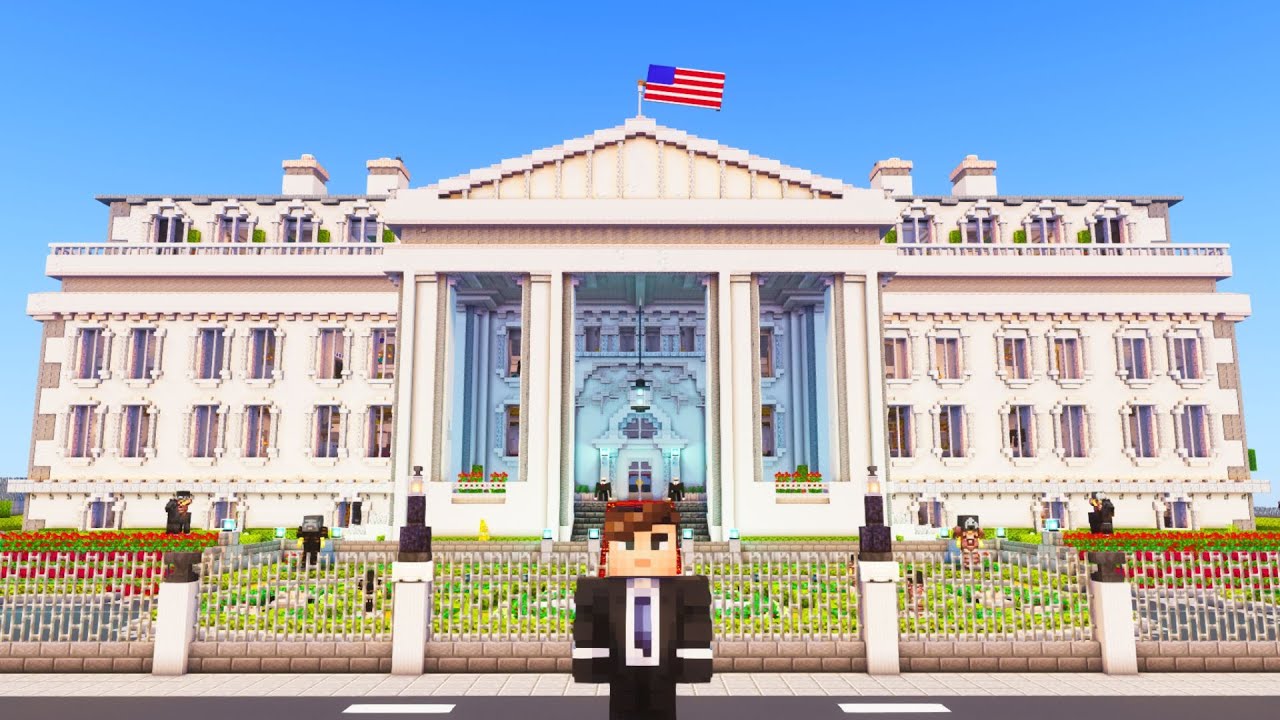 Building a Better WHITE HOUSE in Minecraft - YouTube