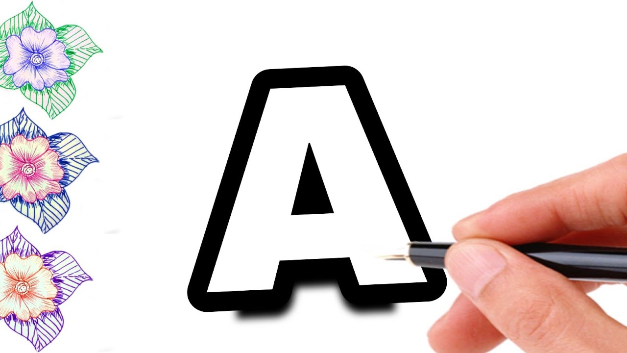 3d model abcd, english alphabet, 3d design#toddleds#kidsabcd - YouTube