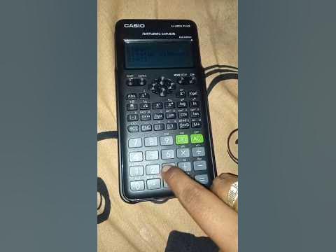 How to factory reset Casio calculator (fx-82ES PLUS) - YouTube