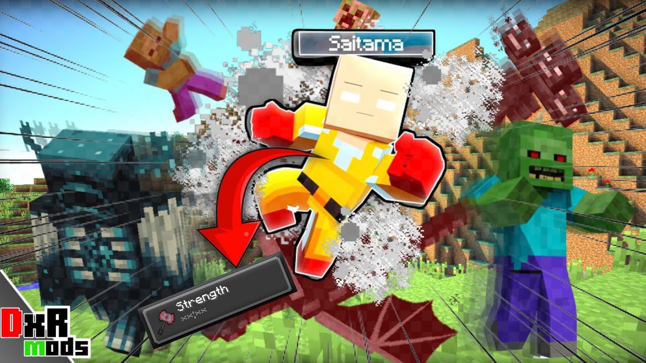 Best one punch man mod/addon for Minecraft pocket edition|| 1.19+/1.20 ...