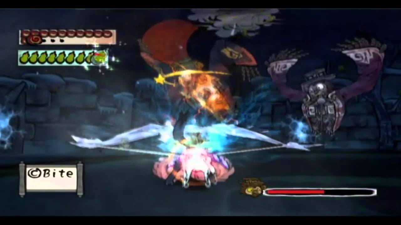 Okami Wii Walkthrough Part 72 Wawku Shrine [6/6] Boss Fight Twin Demons ...