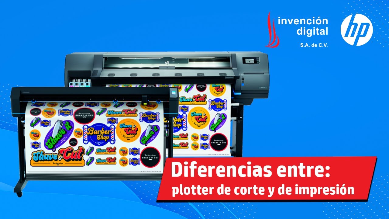 🤔 Diferencias entre plotter de corte y de impresión 🤔 - YouTube