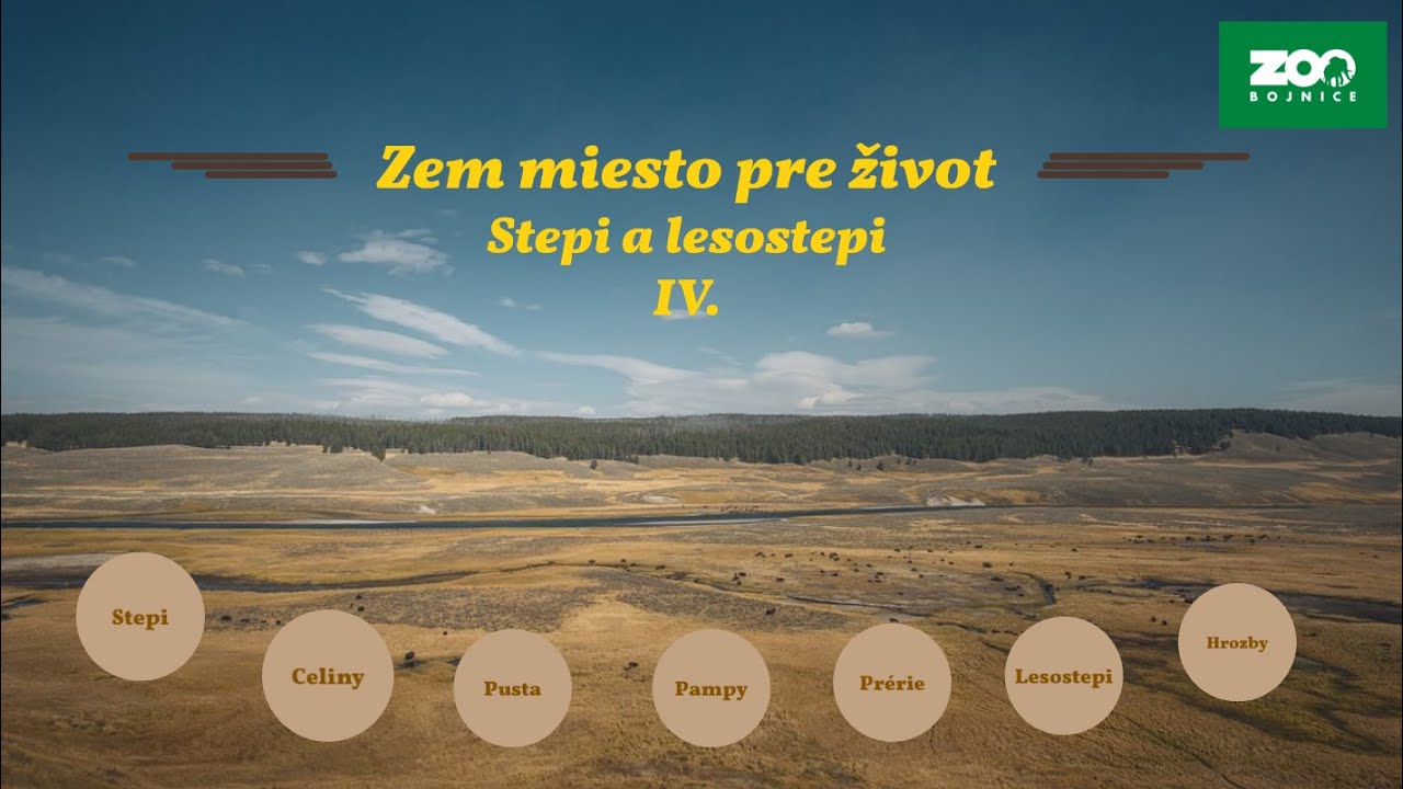 Zem miesto pre život: stepi a lesostepi IV. - YouTube