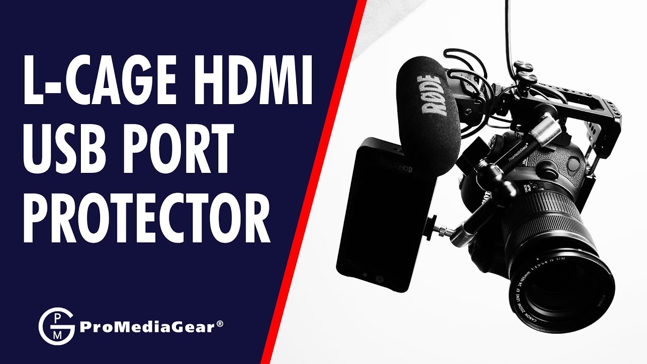 L-Cage Port Protector for DSLR and Mirrorless Cameras Canon Nikon Sony ...