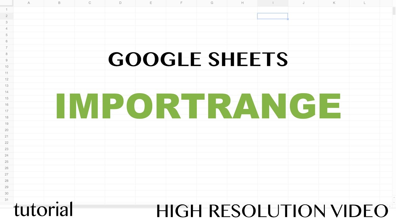 Google Sheets IMPORTRANGE Function Tutorial Learn How To Pull Data Google Sheets IMPORTRANGE Function Tutorial Learn How To Pull Data