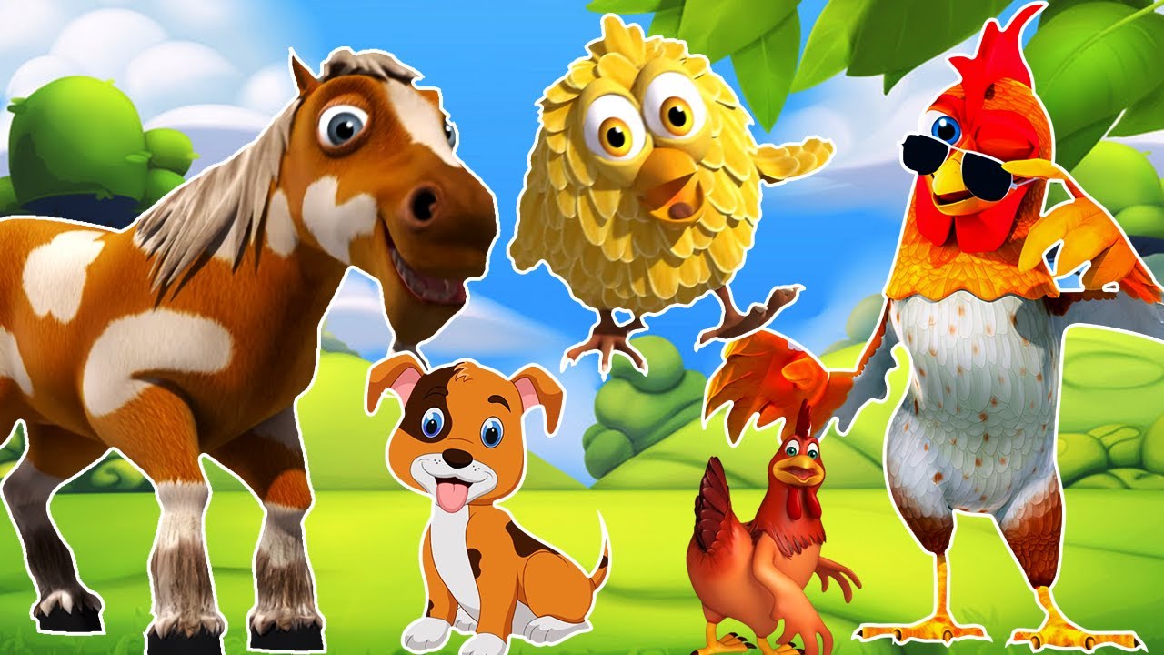 El Pollito Pio 3D animal Game- De La Granja Zenon Mix Funny Cartoon ...