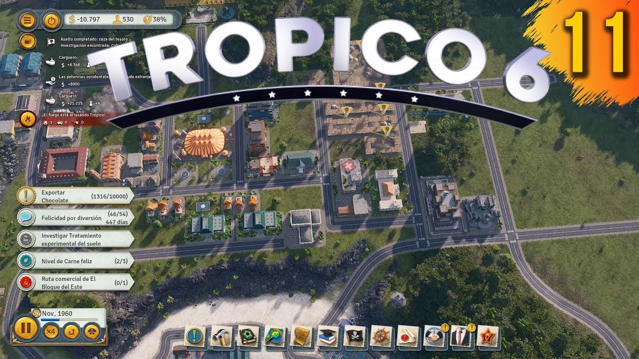 TROPICO 6 Gameplay español | Misión: FÁBRICA DE CHOCOLATE - parte 2 de ...