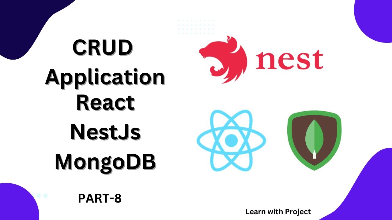CRUD Application NestJs React MongoDB design frontend || nestjs | react || mongodb #8 - YouTube