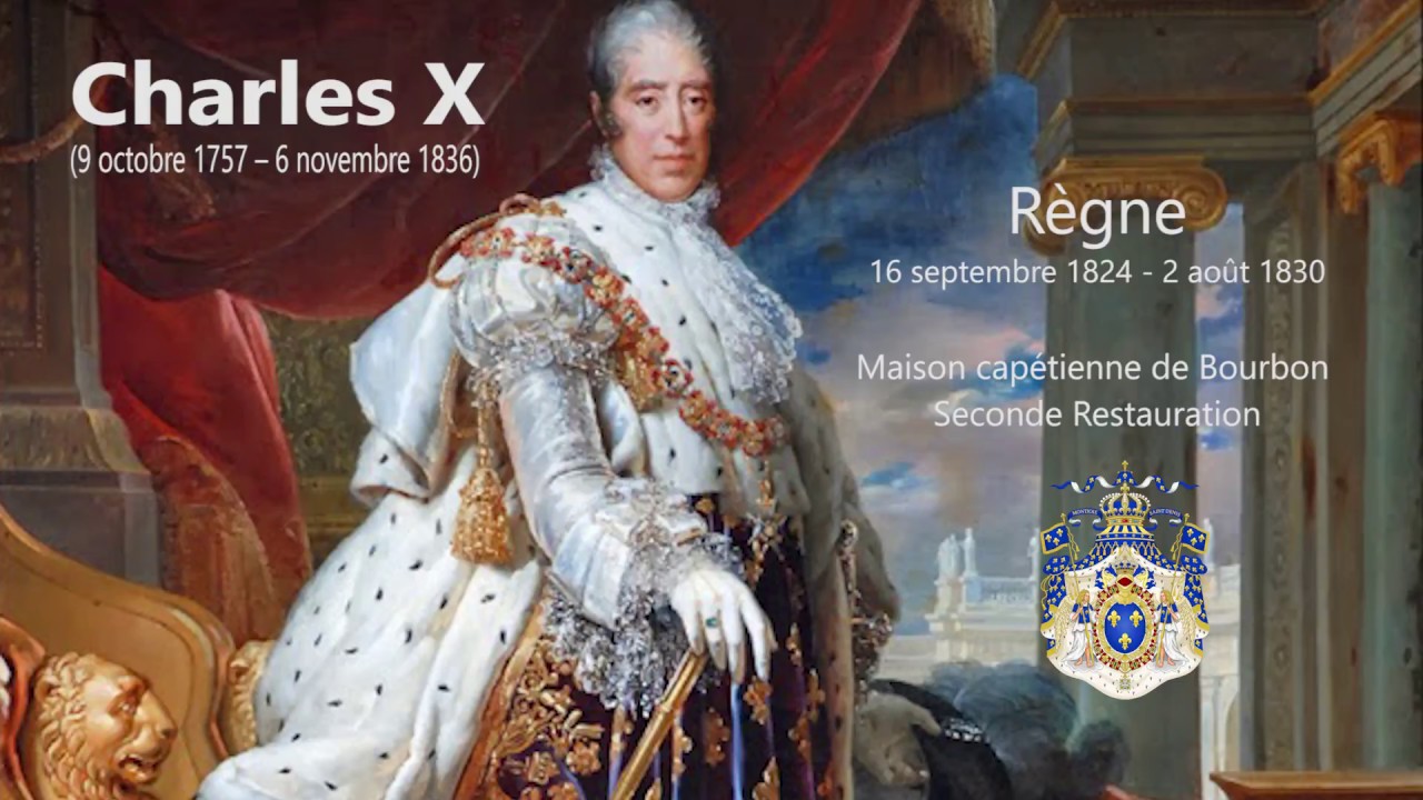 Charles X : les rois de France en 1 minute - YouTube