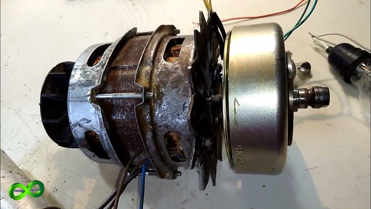 COMO FAZER UM POTENTE GERADOR CASEIRO COM MAGNETO DE MOTO - YouTube