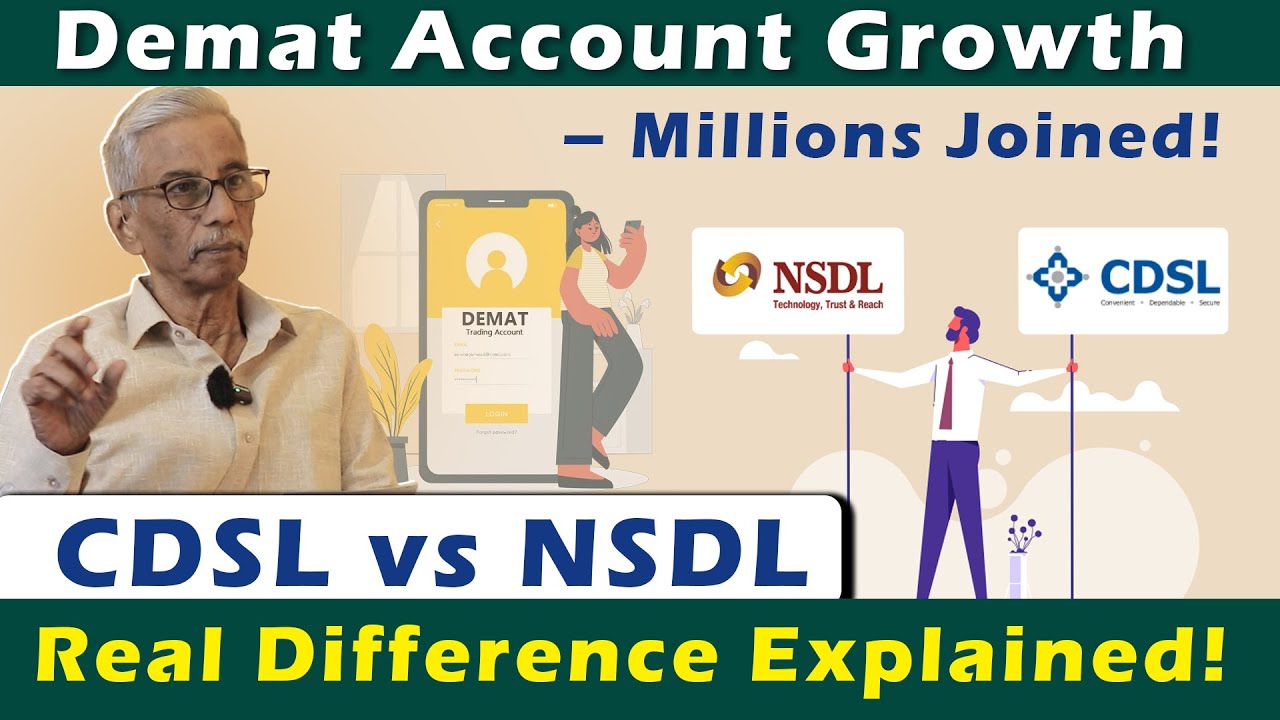 Demat Account Growth – Millions Joined! | CDSL vs NSDL – Real ...