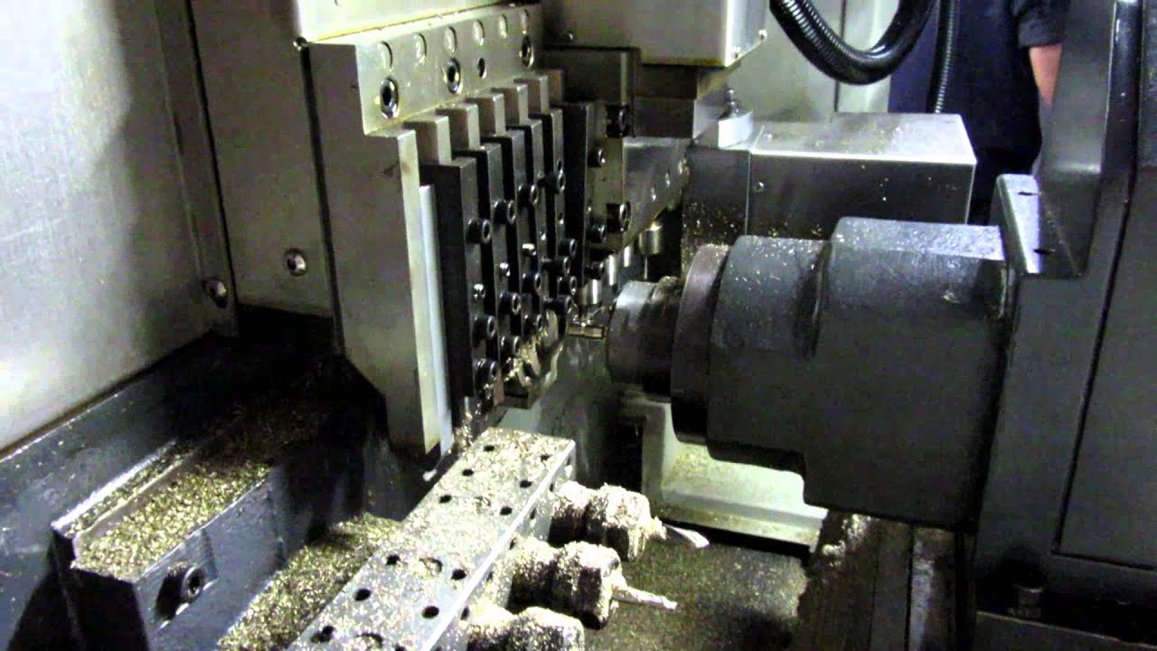 Swiss type CNC lathe machining medical bone screw - YouTube