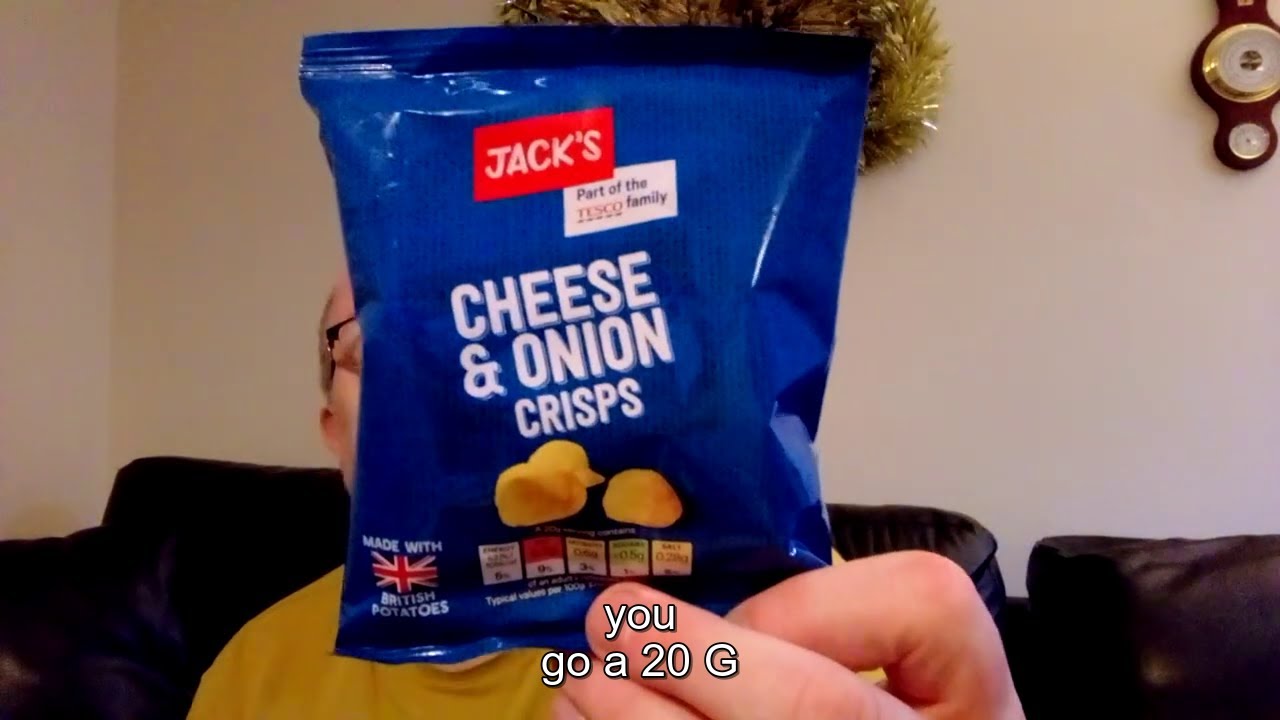 JACK'S CHEESE AND ONION CRISPS. REVIEW - YouTube
