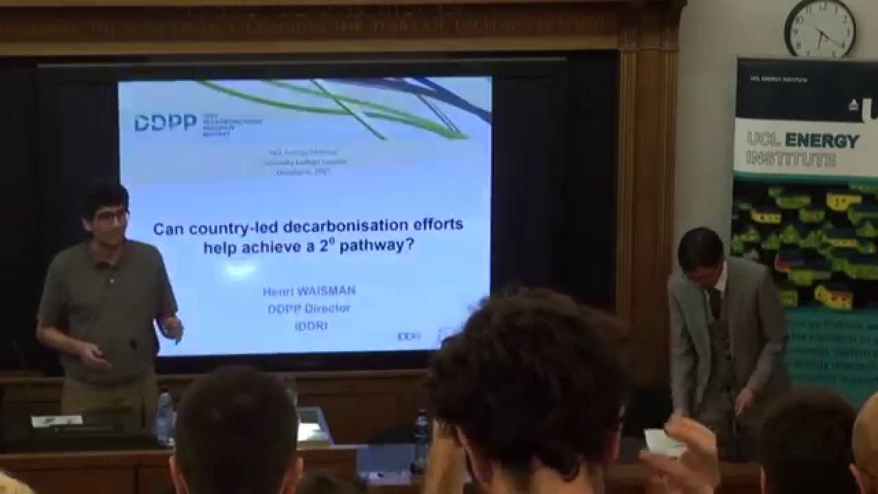 UCL-Energy Seminar: 'The Deep Decarbonization Pathways Project (DDPP)' - YouTube