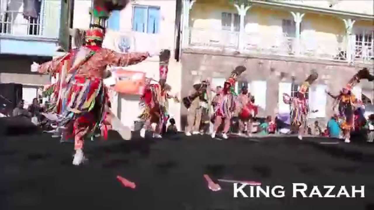 Sylvester Masquerade Troupe - Nevis Culturama 2015 - YouTube