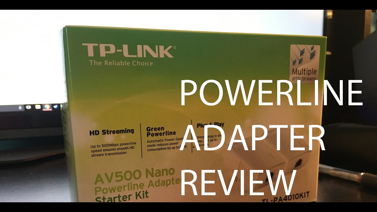 TP-LINK AV500 Powerline Adapter Review - YouTube